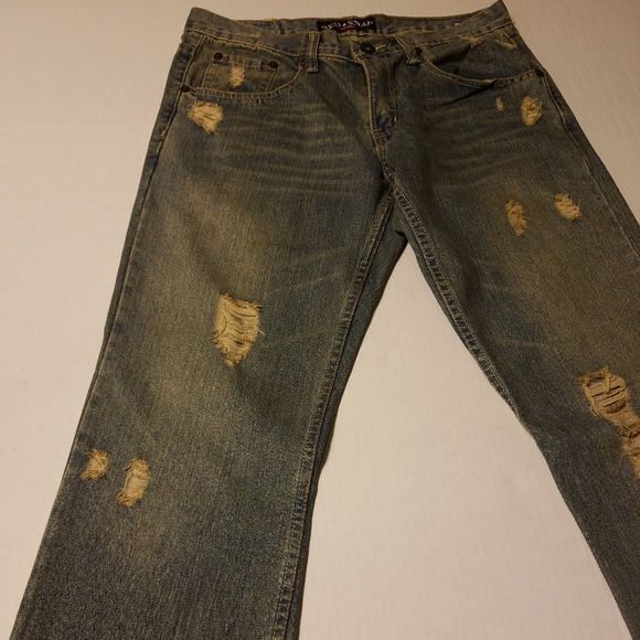 Red Snap | Jeans | Red Snap Men Distressed Slim Straight Fit Denim Je ...